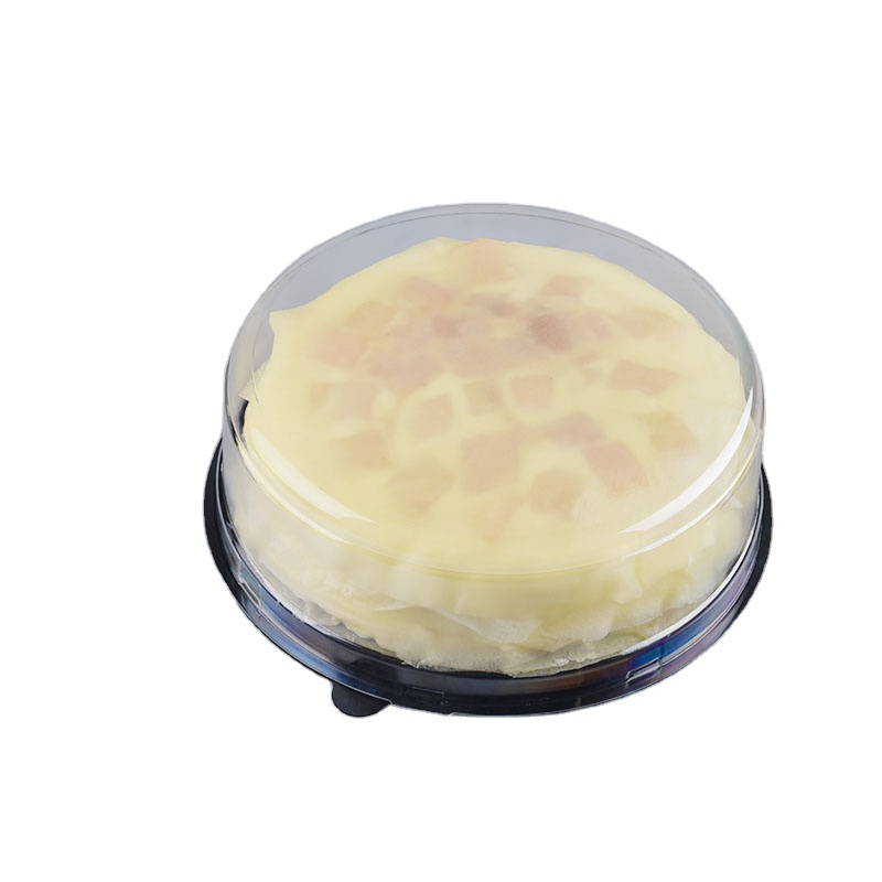 Envase de plástico desechable transparente para tarta de queso y ...